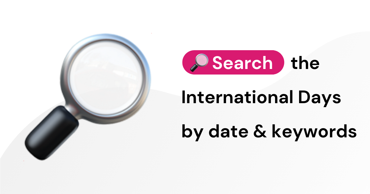 🔎 Search | internationaldays.co