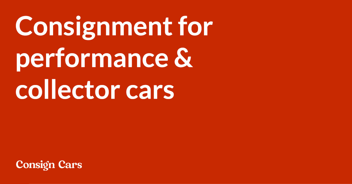 Consign Cars | Sell Sports, Supercars & Collector Vehicles in Malaysia