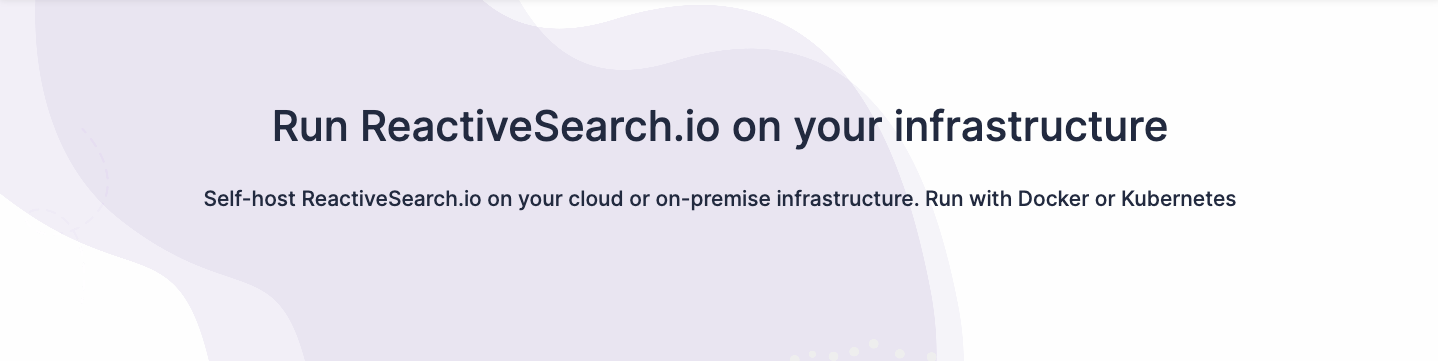 Pricing plans for self-hosting | ReactiveSearch.io
