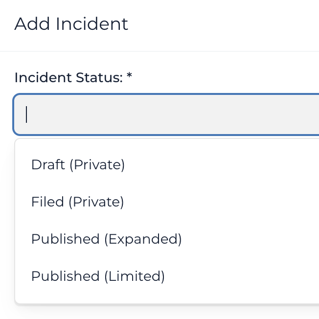 Incident Tracking & Reporting Dashboard