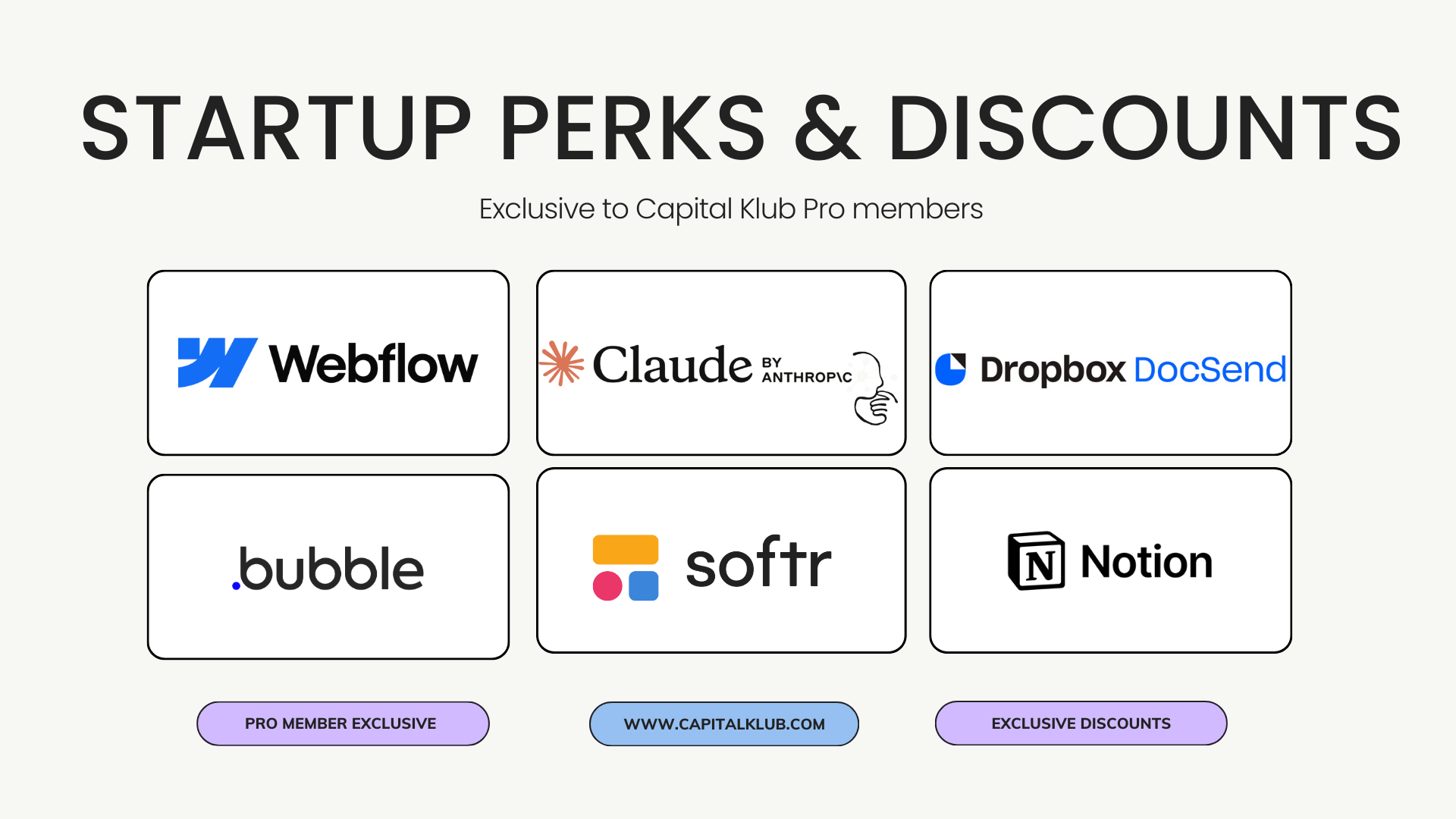 Exclusive Perks for Founders