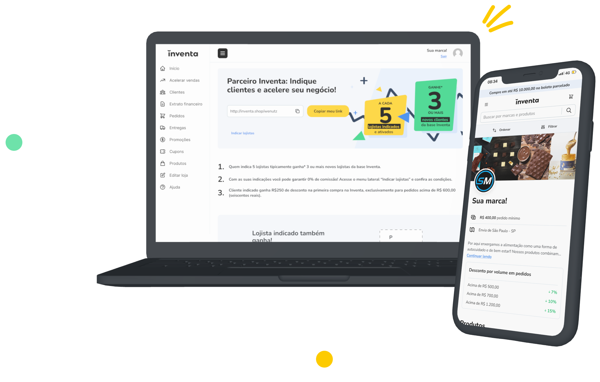 Seja um fornecedor | Inventa Shop