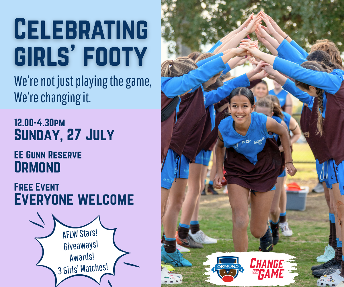 Change Our Game Girls Round 2025