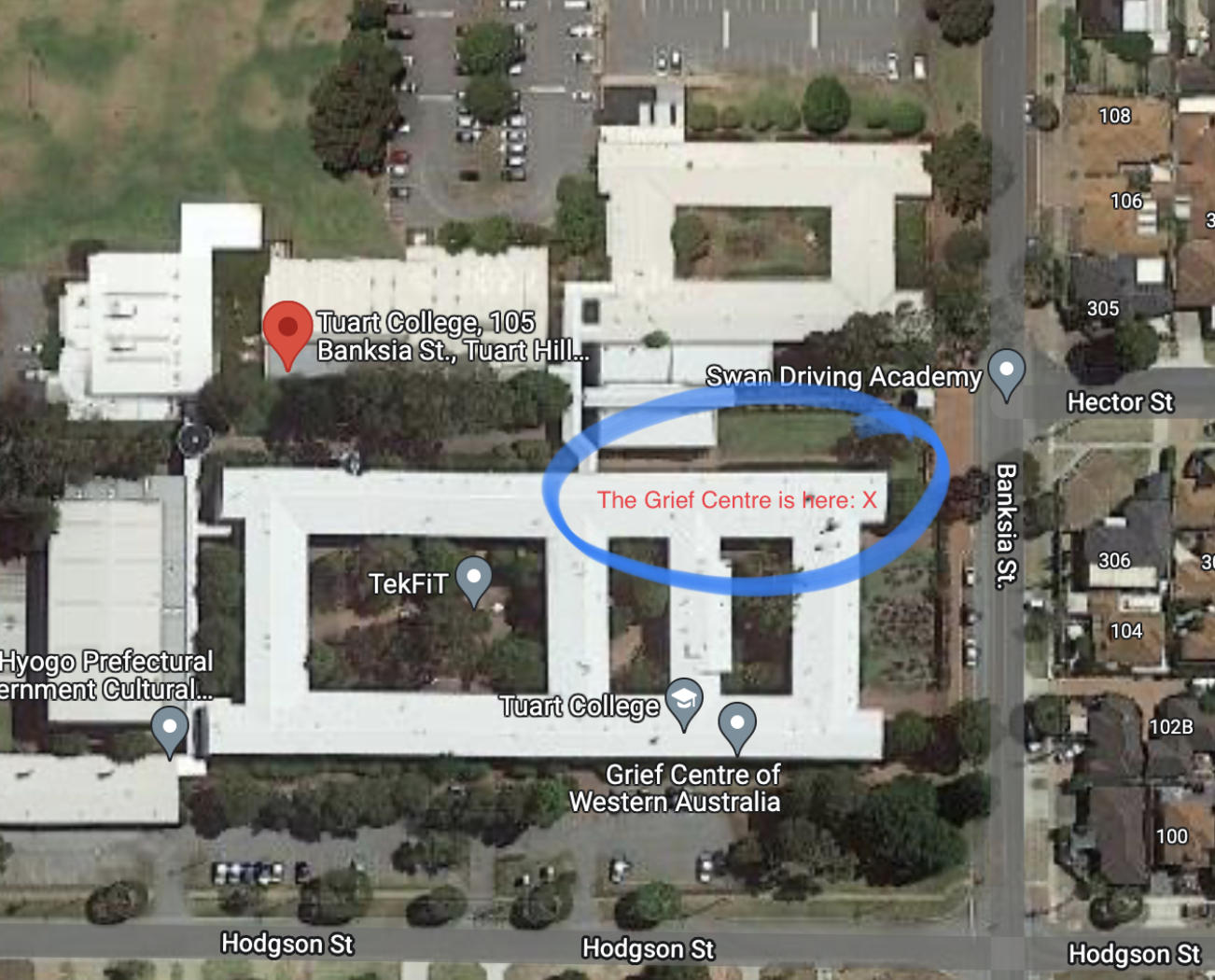 Contact The Grief Centre of WA