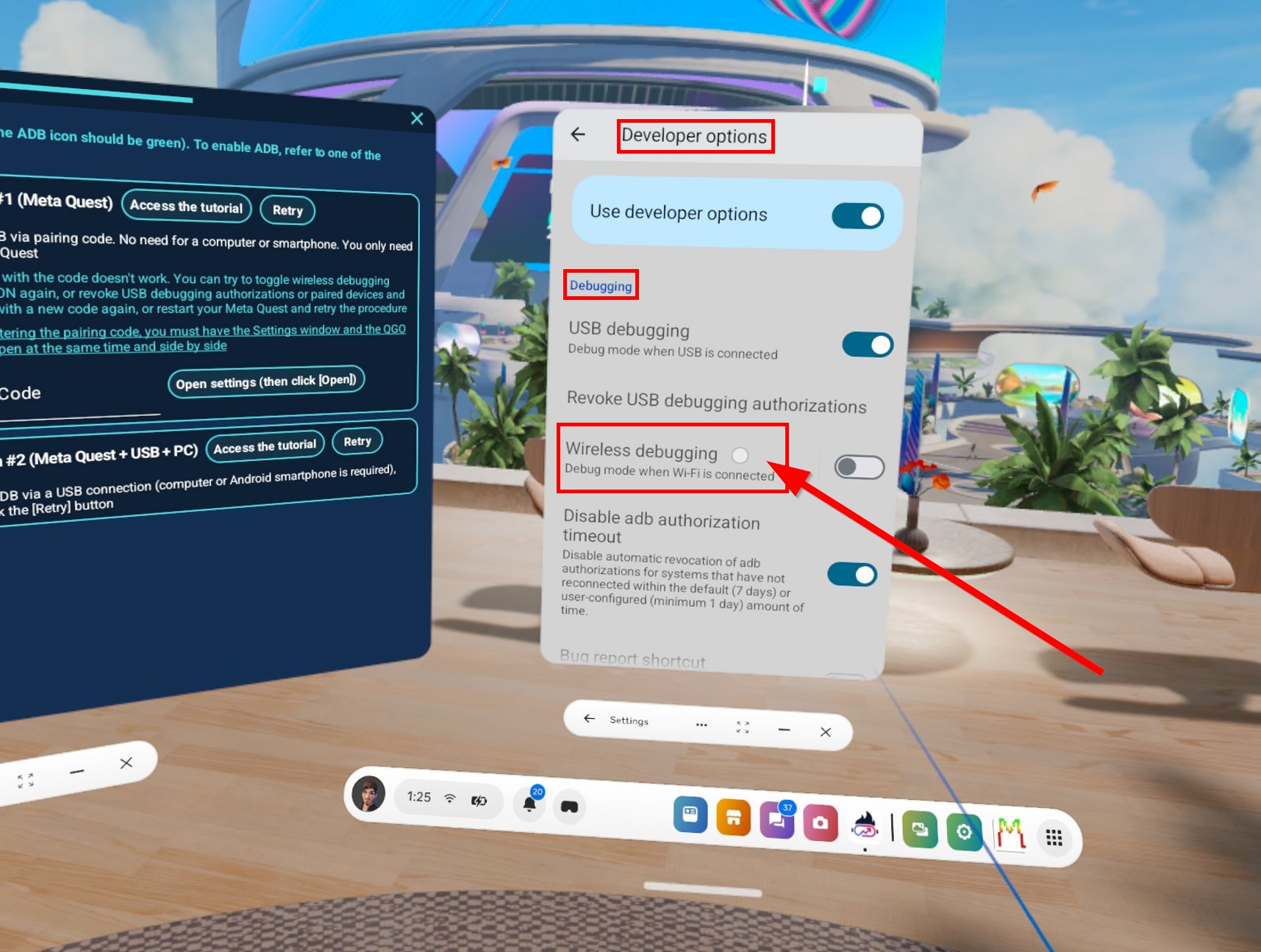 How to install QGO from your Meta Quest