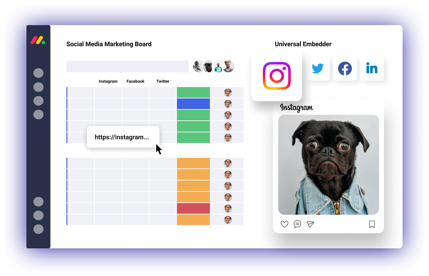 Universal Embedder for monday | Easyapps