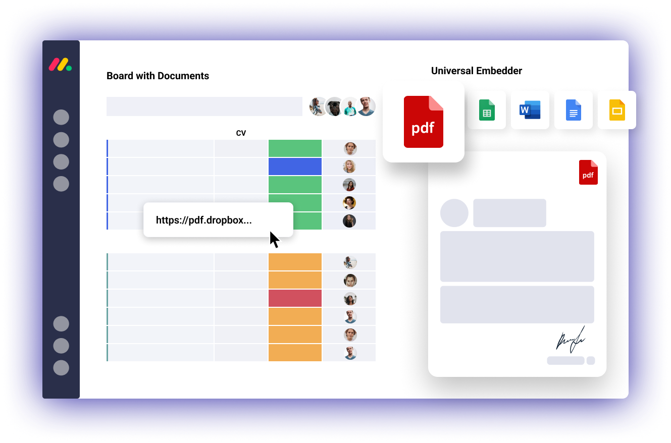 Universal Embedder for monday | Easyapps