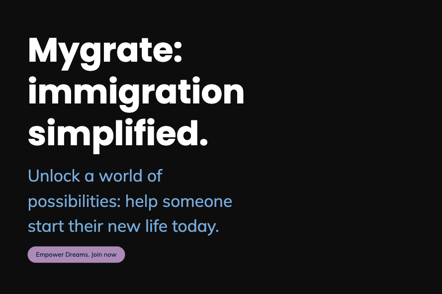 Mygrate - a new web directory for Australia, Canada and New Zealand migration experts.