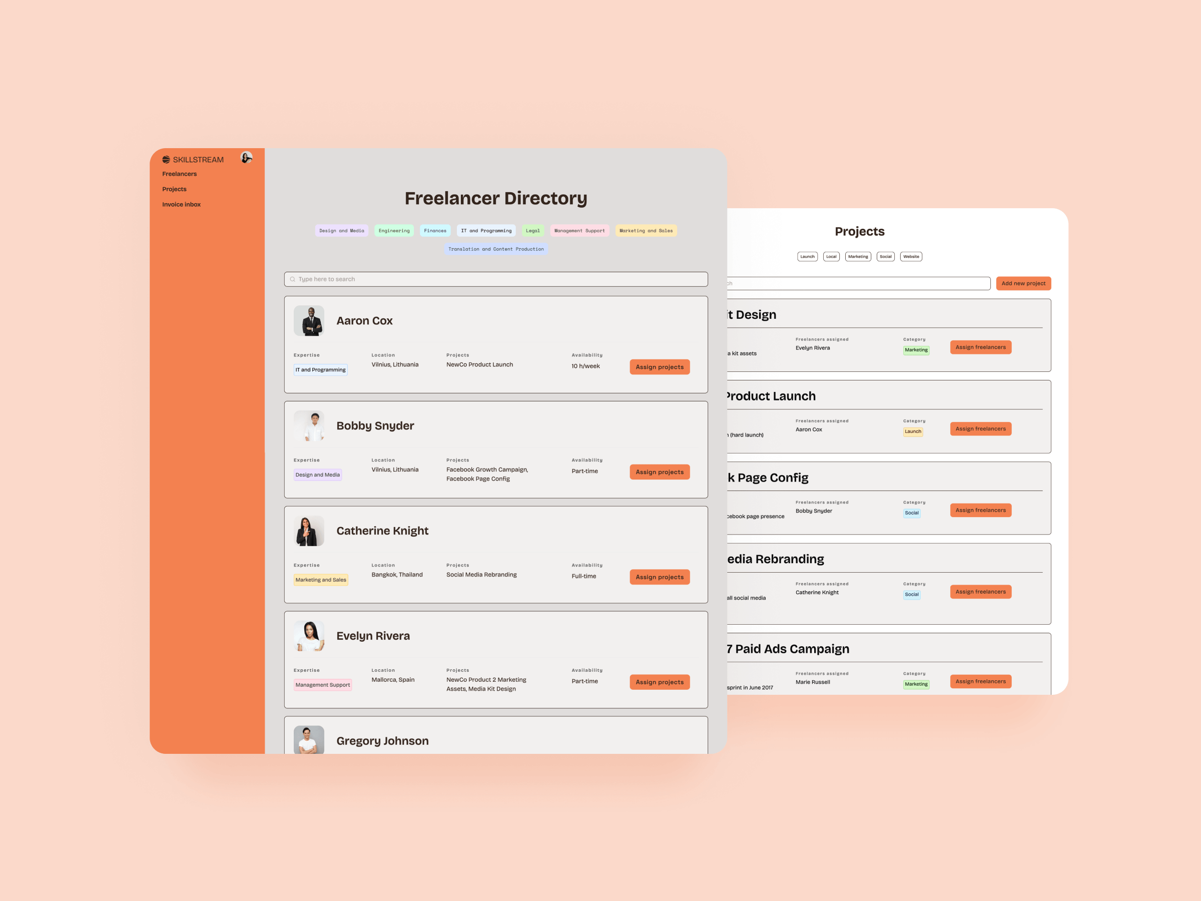 Free Freelancer Management System Template