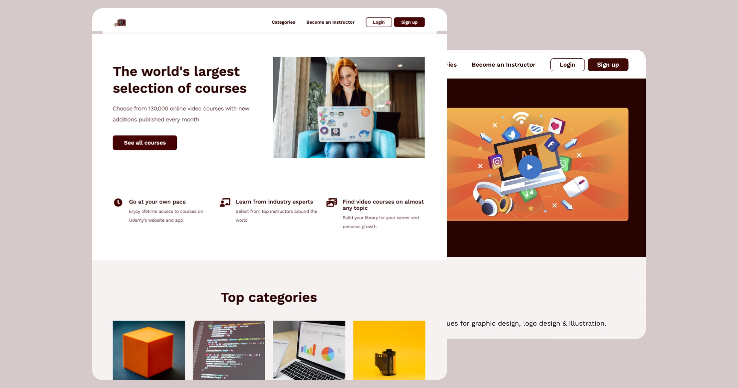 Free Online Classes Template