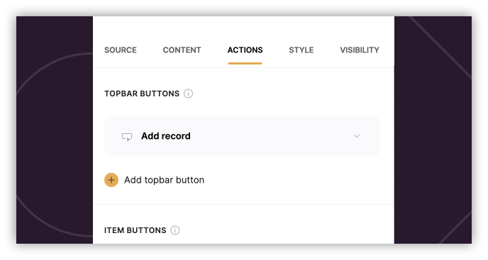 Introducing Action Buttons