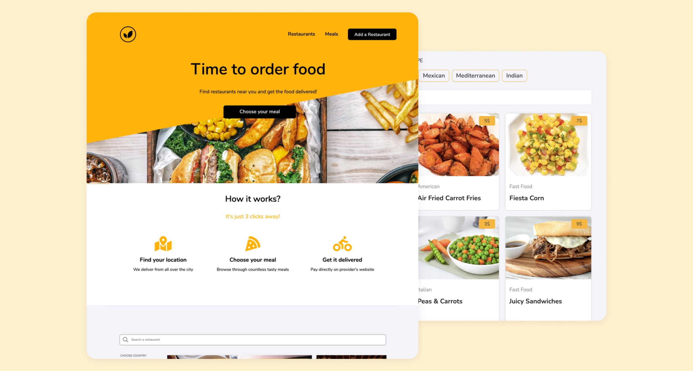 Free Restaurant Listing Template