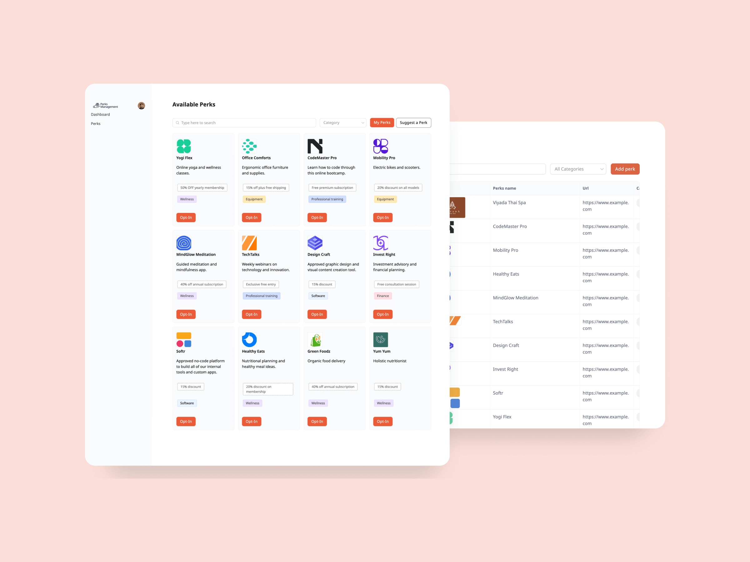 Employee Benefits and Perks Management Template