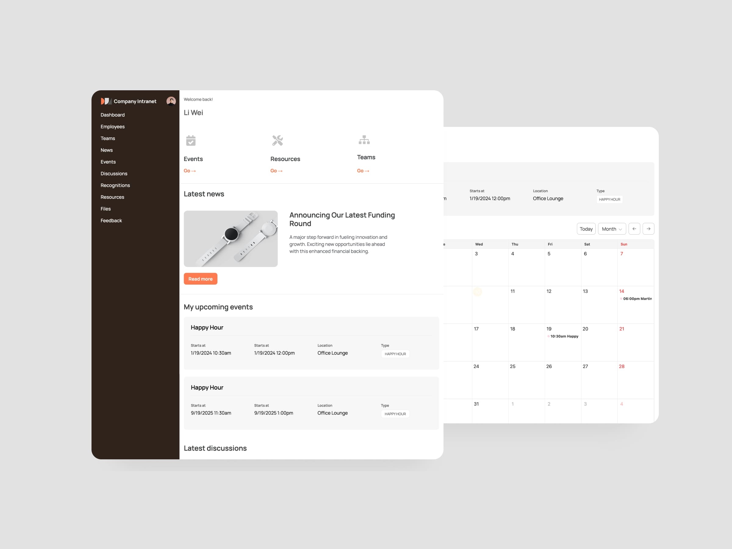 Intranet Template. Customizable and Ready in 12 minutes!