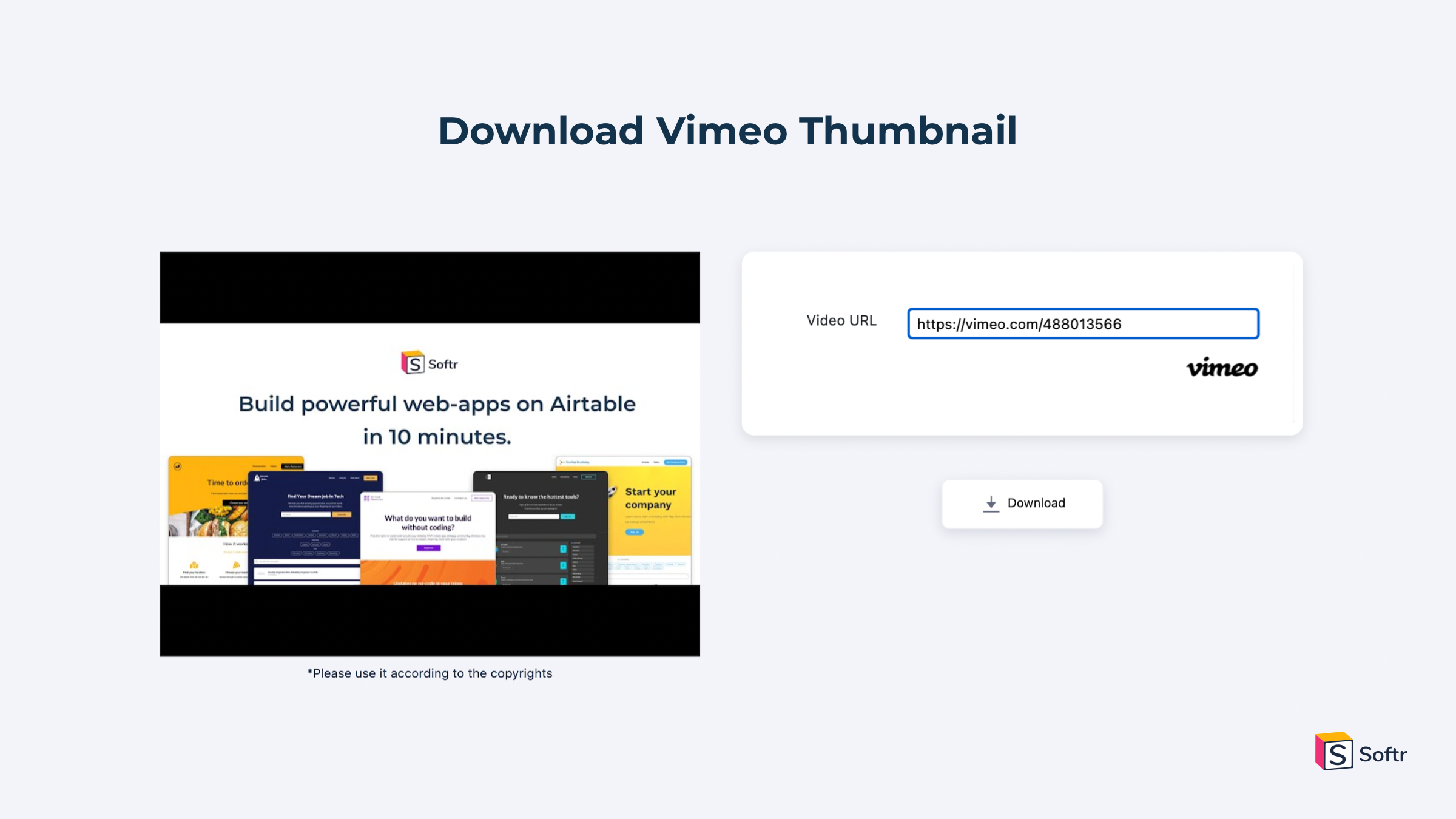 Download Vimeo Thumbnail – Vimeo Thumbnail Downloader