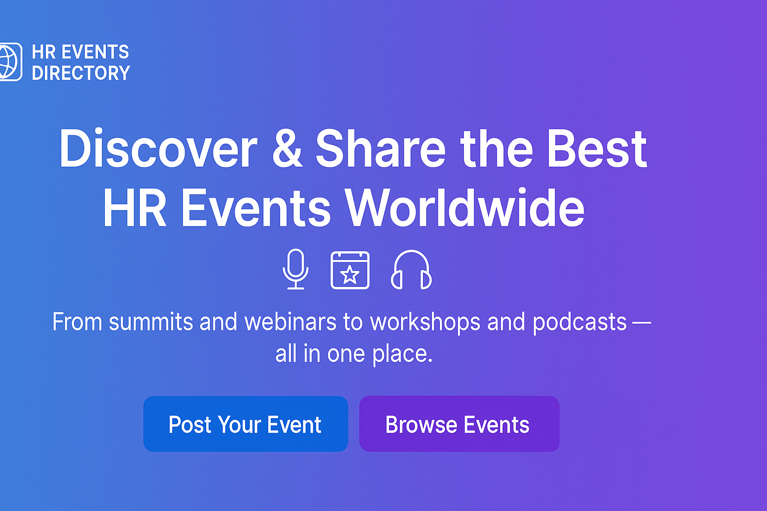 DIRECTORY OF HR EVENTS