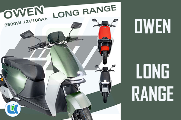 EM Owen Long Range มอเตอร์ไซค์ไฟฟ้า EV Bike | LK EV
