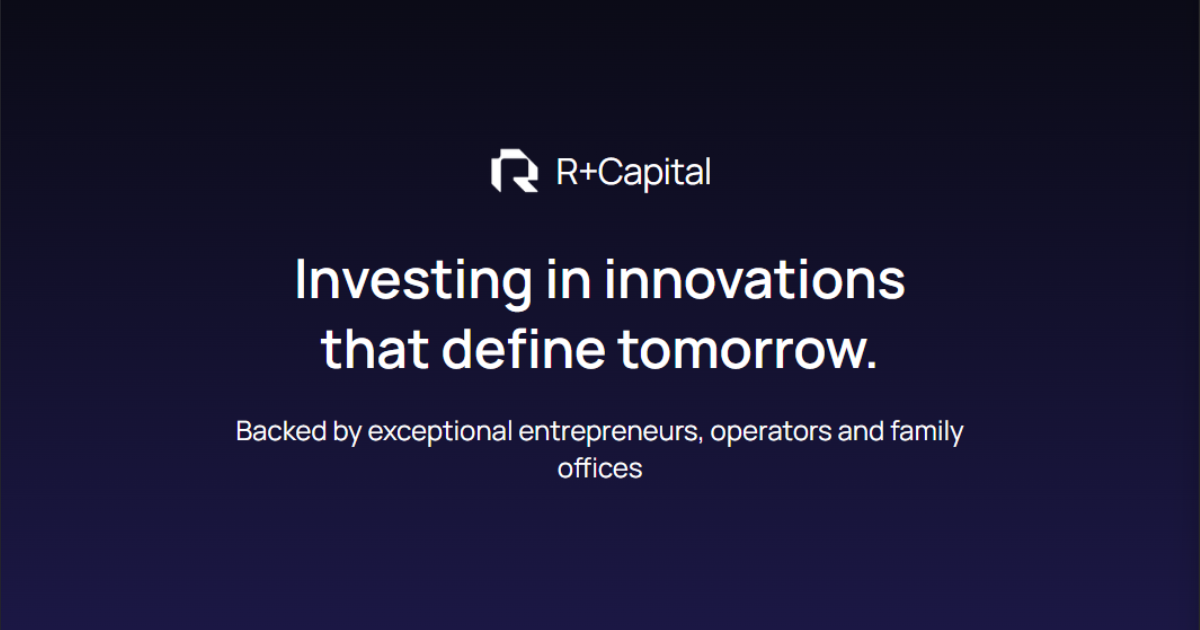Log In | R+ Capital