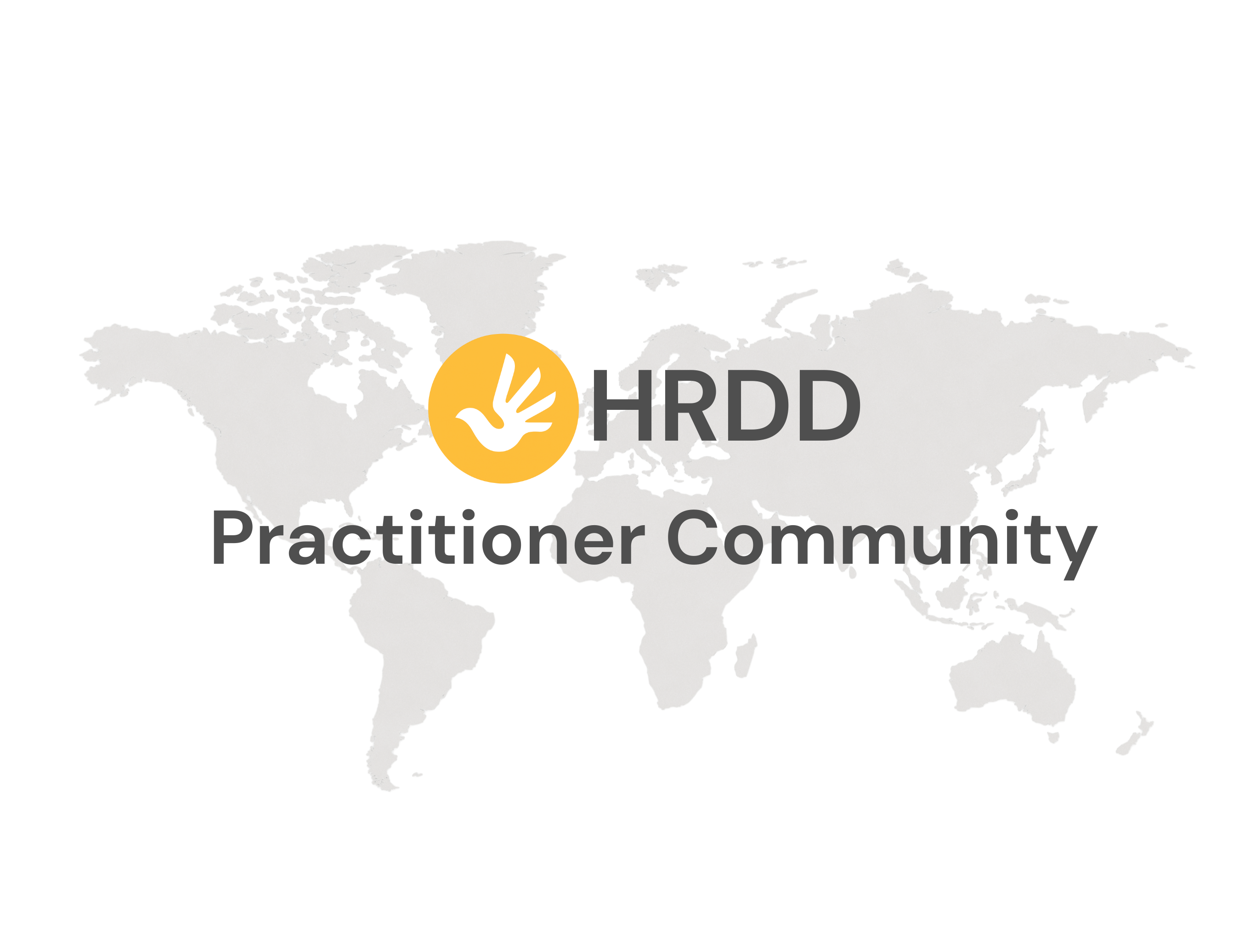 The HRDD Practitioner Community