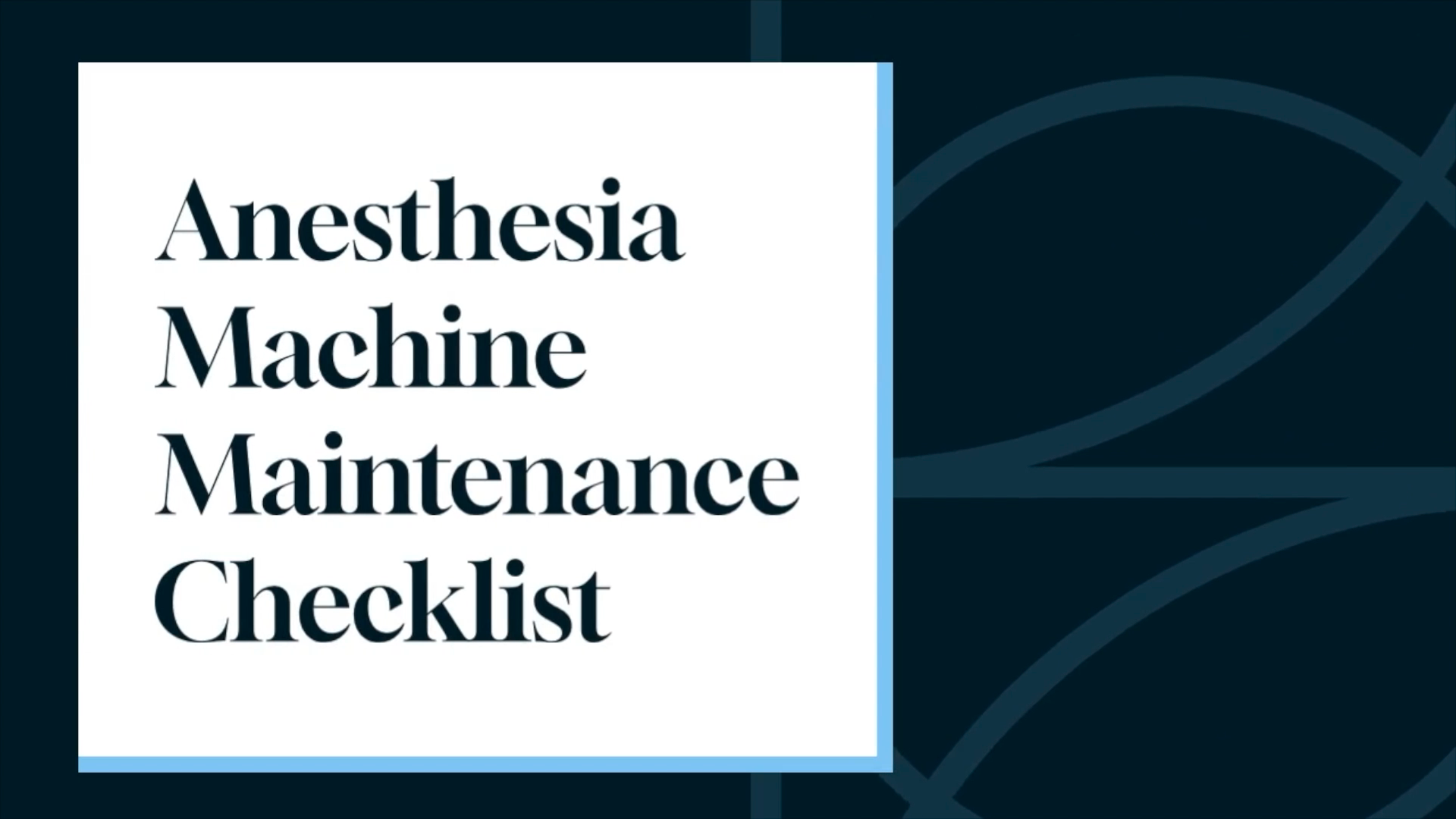 Anesthesia Safety OSHA Bite