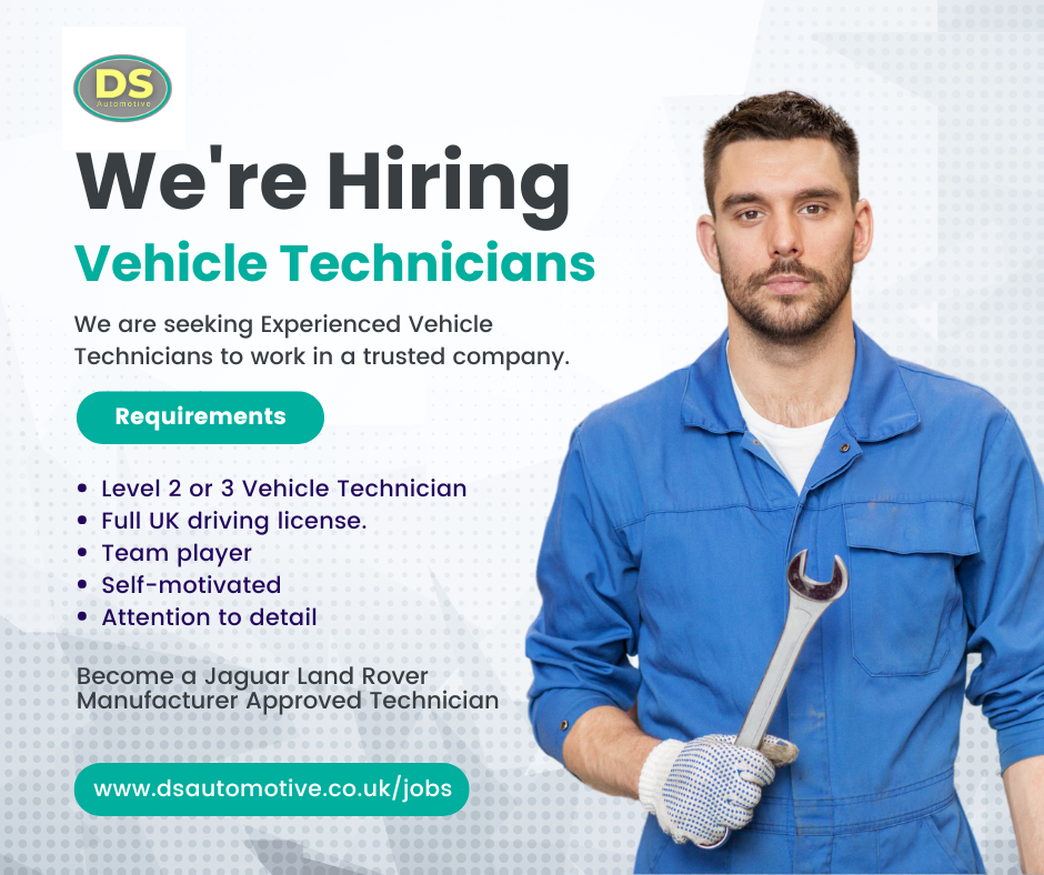 Jaguar & Land Rover Technician Jobs in Leigh-on-Sea | DS Automotive Careers